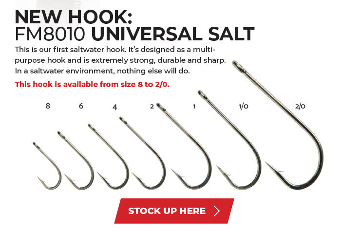 Fulling Mill Universal SALT Hooks for Saltwater - New! – Salt Fly Pro