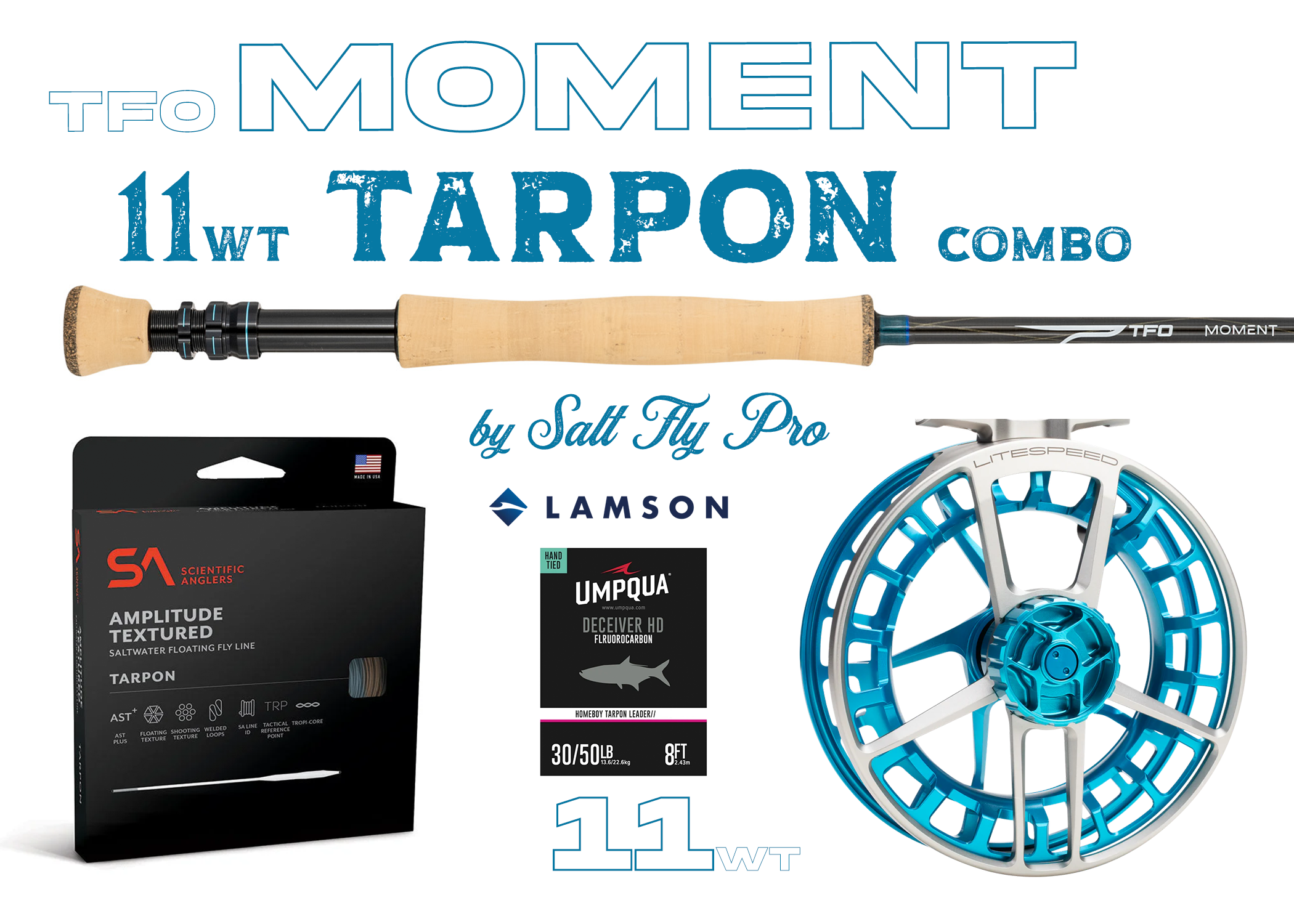 TFO Moment 11wt TARPON Combo Fly Rod Outfit - New! – Salt Fly Pro